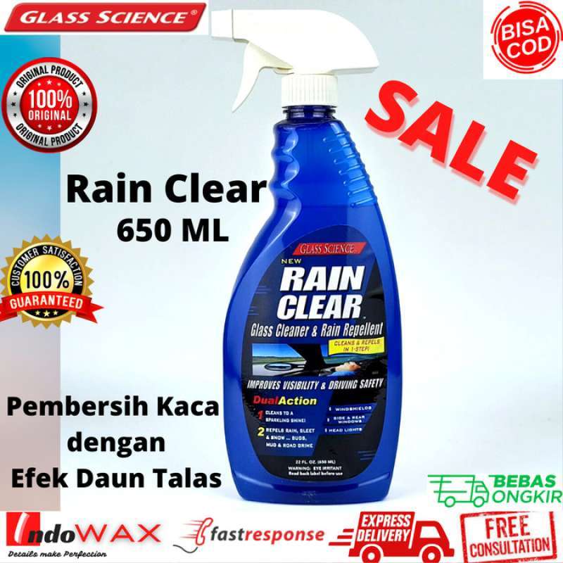 Jual rain clear , pembersih kaca dan efek daun talas di Seller ...