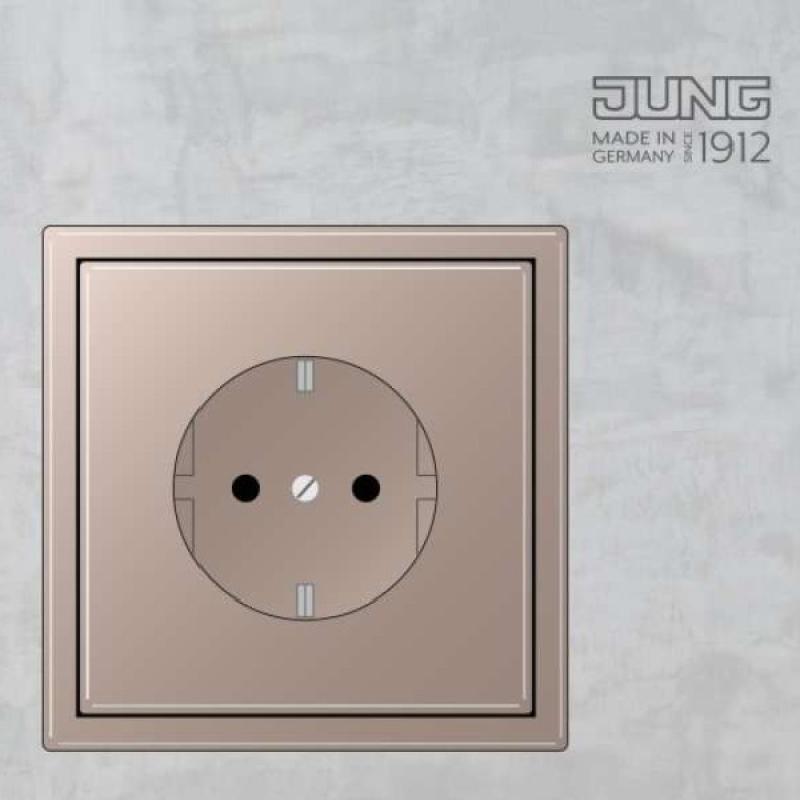Promo Jung Ls 990 Schuko Socket / Stop Kontak - Champagne Diskon 10% di ...