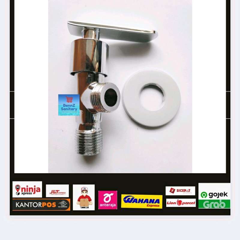 Jual stop kran single ukuran 1/2 inchi, stop kran ukuran 1/2, kran ...