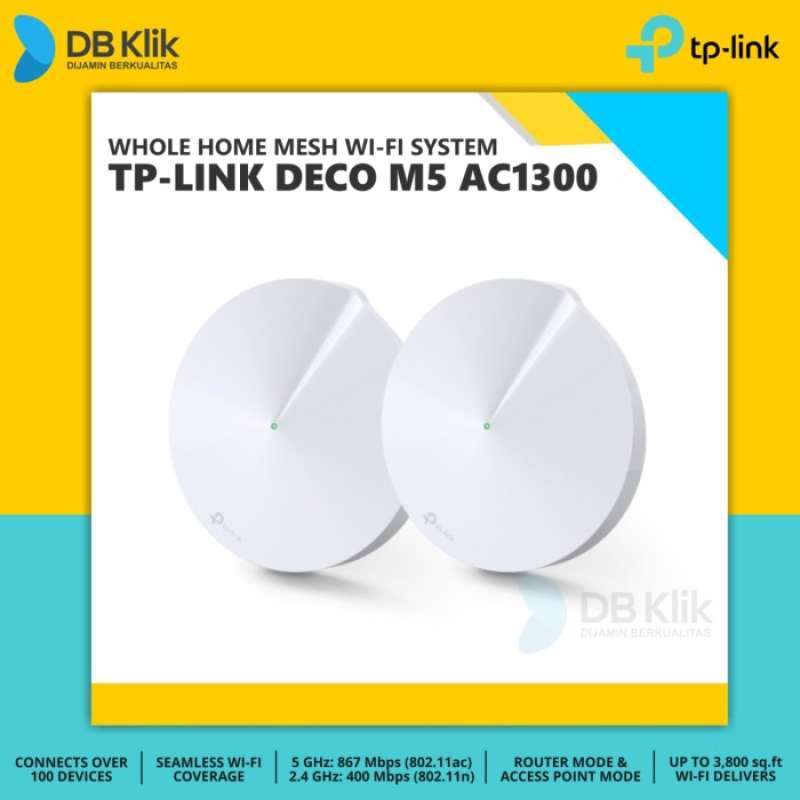 Promo Tp-Link Deco M5 Ac1300 Whole Home Mesh Wi-Fi System (2-Pack ...