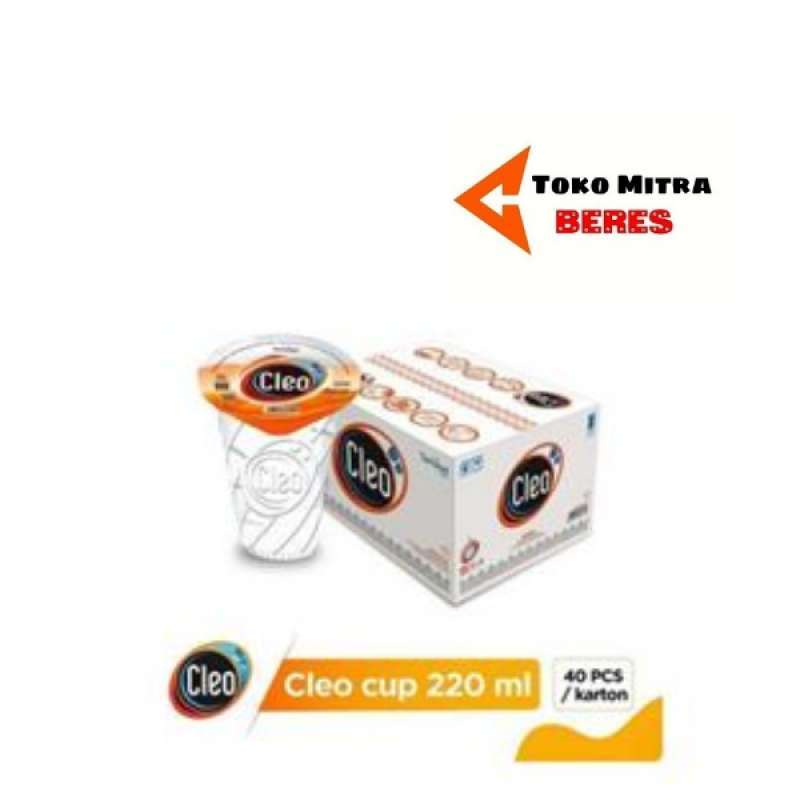 Jual Cleo Cup 220 ml (40pcs) | Air Mineral - Air Minum Kemasan Cleo ...