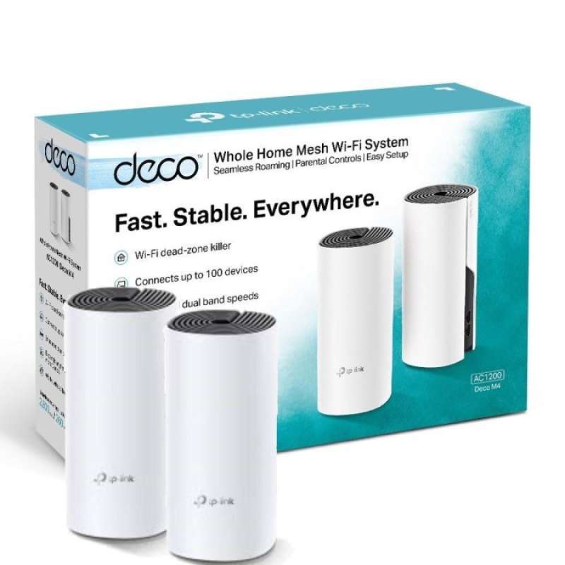 Promo Tp-Link Deco M4 (2 Pack) Ac1200 Whole Home Mesh Wi-Fi System ...