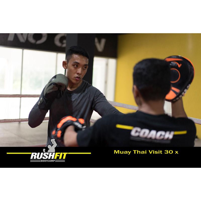 Jual RUSH FIT Muay Thai Visit 30x E-Voucher Training [Bekasi Only] di ...