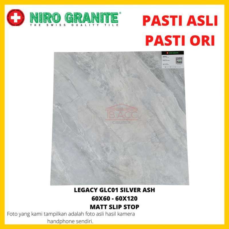 Jual Granit 60x60 Matt Slip Stop Niro Granite Glc01 Silver Ash Di ...