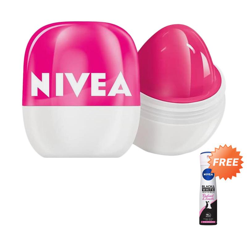 Jual Buy 1 Get 1 Nivea Lip Care Pop Ball Watermelon And Pomegranate Lip
