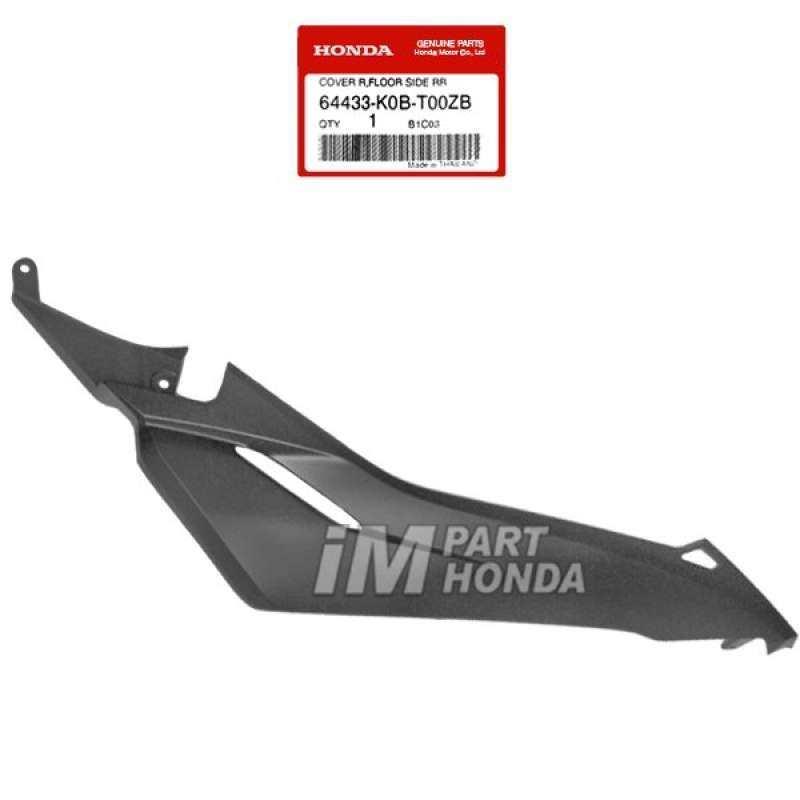 Jual AHM 64433-K0B-T00ZB Cover R Floor Side Shield Dek Lantai Kanan ...
