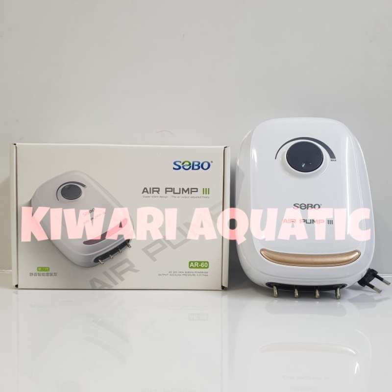 Promo SOBO AIR PUMP AR 60 Pompa Udara Aerator Aquarium / Kolam 4 Lubang ...
