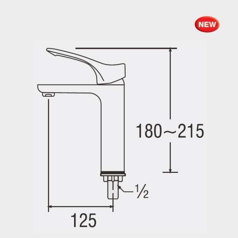Promo San-Ei Kran Wastafel Kran Basin Cold Only Y 4700-S Diskon 23% di Seller Buildingtool ...
