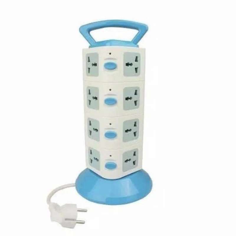 Jual Vertikal soket power strip USB colokan listrik 4 tingkat susun ...