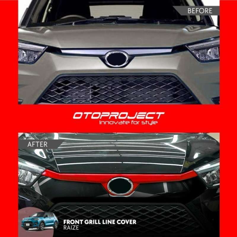 Jual Cover List Front Grill Depan Toyota Raize 2021 Di Seller ...