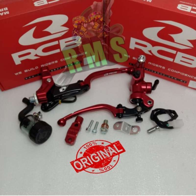 Jual Master Rem Rcb S1 Kanan + Handle Kiri Koling Rcb S1 14mm Radial - Red Di Seller Fasabakhul ...