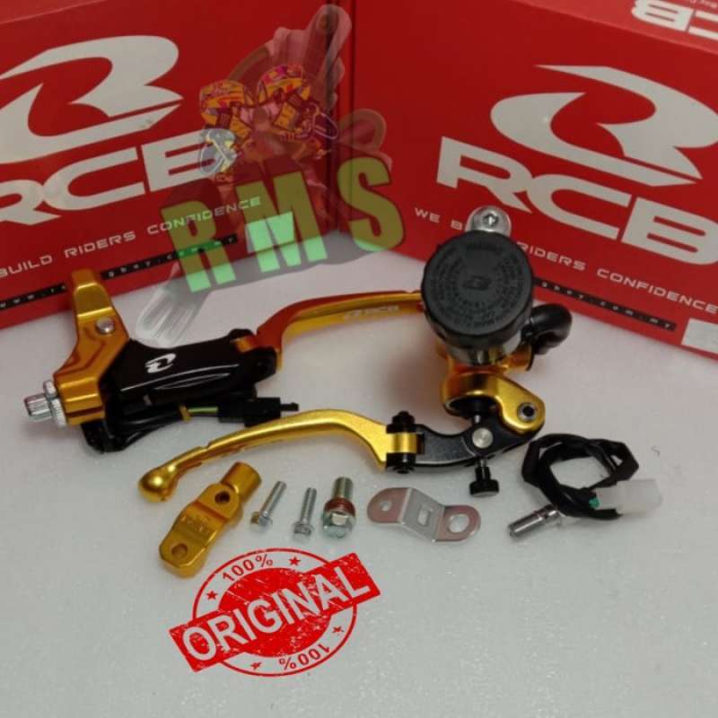 Jual Master Rem Rcb S1 Kanan + Handle Kiri Koling Rcb S1 14mm Radial - Gold Di Seller Fasabakhul ...
