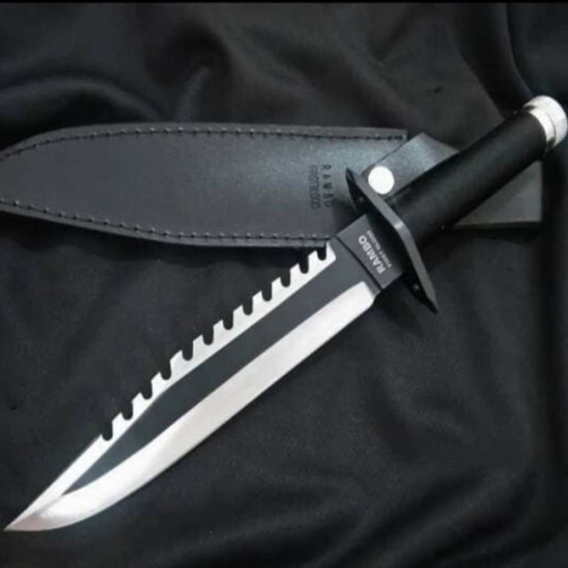 Jual PISAU BELATI SANGKUR SURVIVAL RAMBO TOP 1 BERBURU HIKINH CAMPING ...