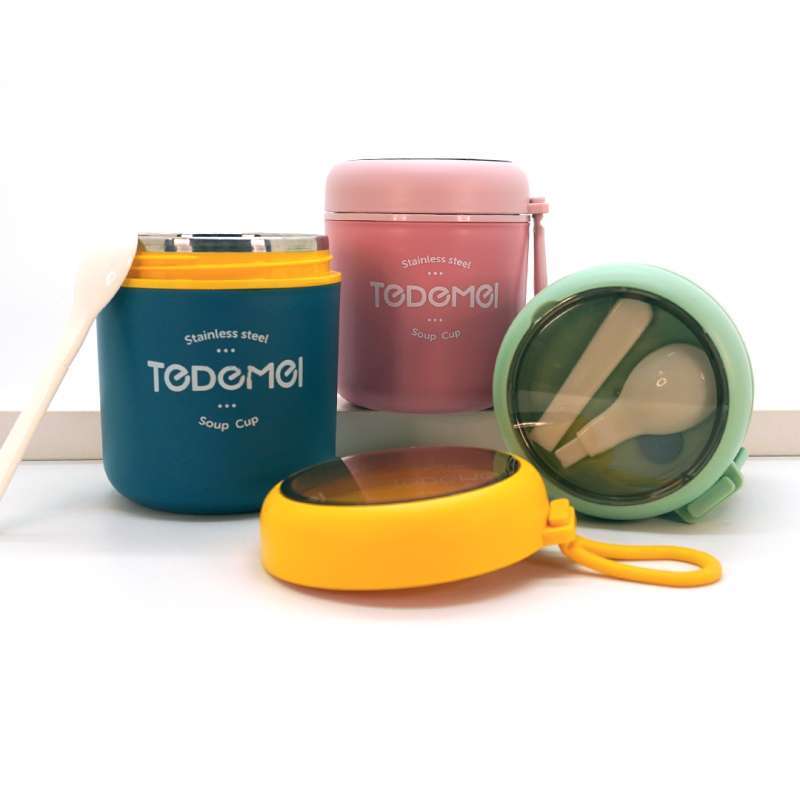 Jual TEDEMEI Termos Sup Kotak makan anak Stainless 304 kids lunch box ...