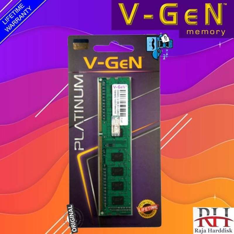 Jual V-Gen Memory RAM longdimm DDR3 8GB 1600 ECC REG di Seller Raja ...