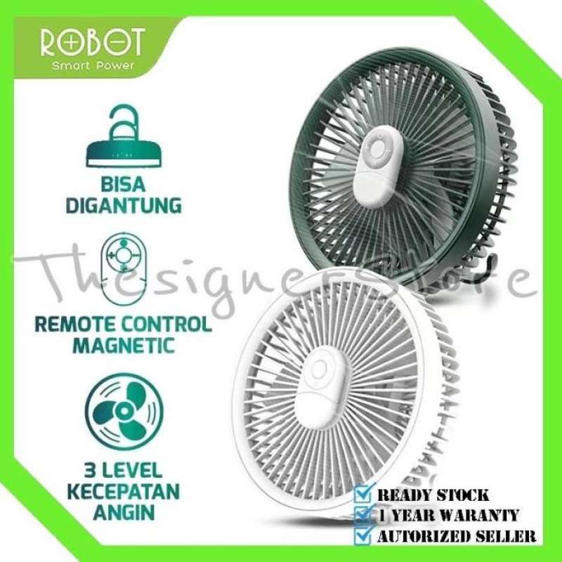 Promo Ac Portable Robot Rt-Bf16 Usb Portable Mini Fan 4000Mah Kipas ...