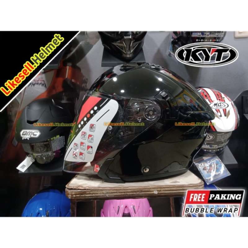Promo HELM KYT NFJ SOLID BLACK METALIC Diskon 7% di Seller Fasabakhul 99 - Kota Jakarta Barat ...