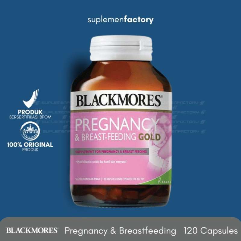 Jual Blackmores Pregnancy and Breastfeeding Gold Kalbe BPOM - 120 Caps ...