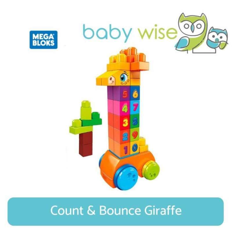 Jual Mega Bloks Count & Bounce Giraffe di Seller Baby Wise Surabaya ...