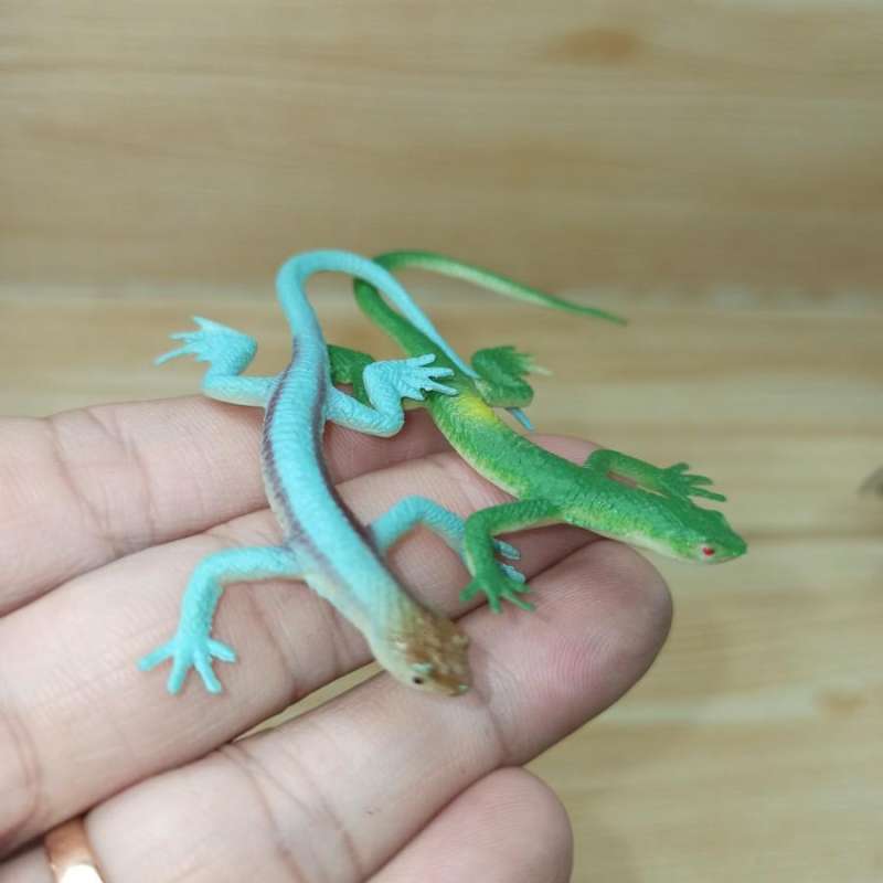 Jual Mainan Hewan Karet Mini Cicak Warna Di Seller Anekabarangunik77 ...