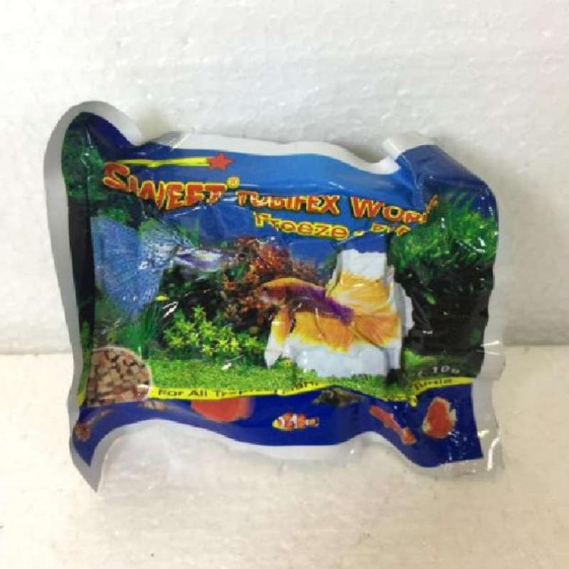 Jual pakan ikan CACING KERING TUBIFEX WORMS 10gr di Seller Terang ...