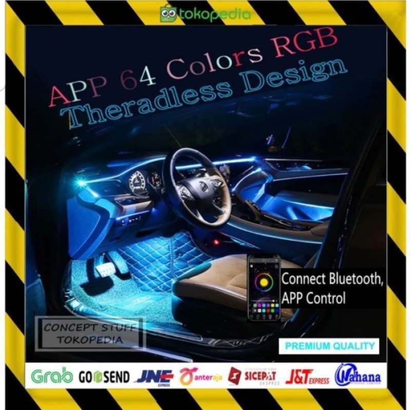 Jual LAMPU LIST DASHBOARD MOBIL FOOTSTEP KAKI PINTU DASAR BMW MERCEDES ...