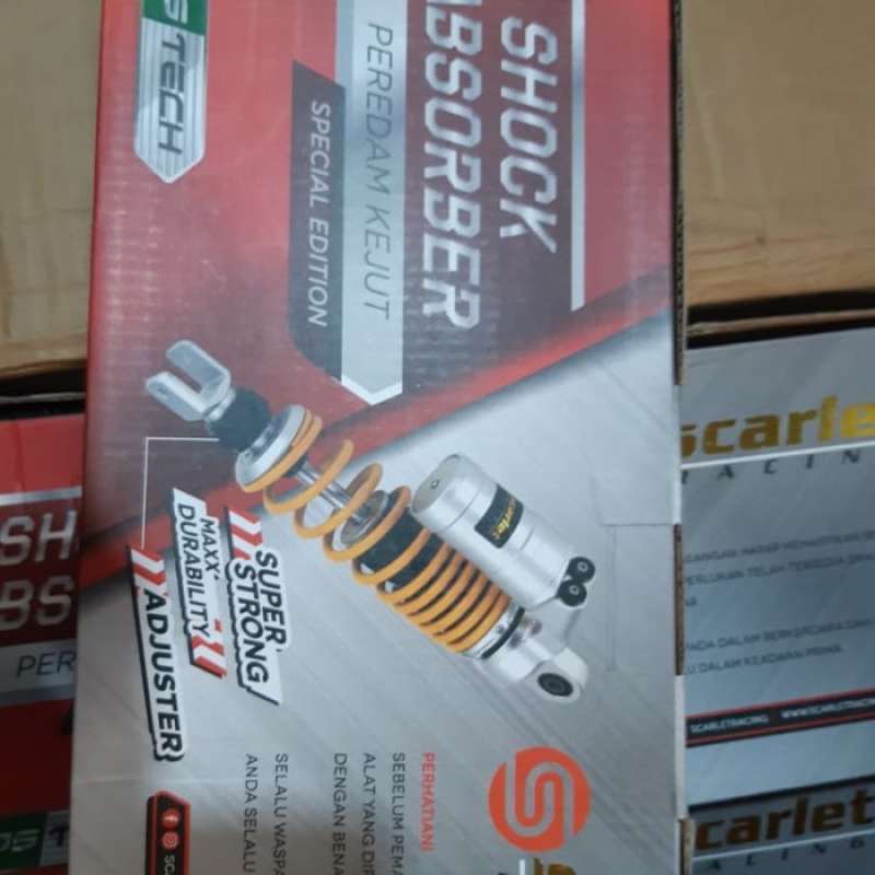 Jual SCARLET RACING SHOCK ADJUSTER TABUNG ATAS AEROX 155 ..LEXY NOSTECH di Seller Cintamotormu ...