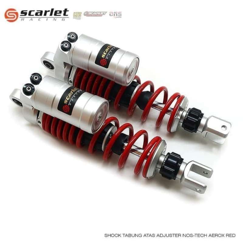 Jual SCARLET RACING SHOCK ADJUSTER TABUNG ATAS AEROX 155 ..LEXY NOSTECH ...