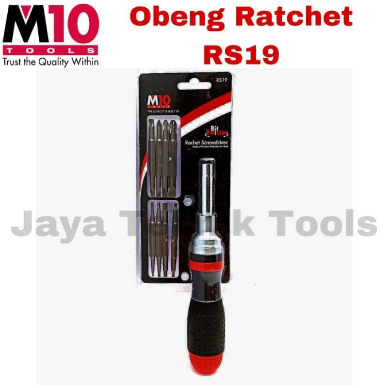 Jual Obeng Ratchet Set M10 Screwdriver RS19 di Seller Kratos ...