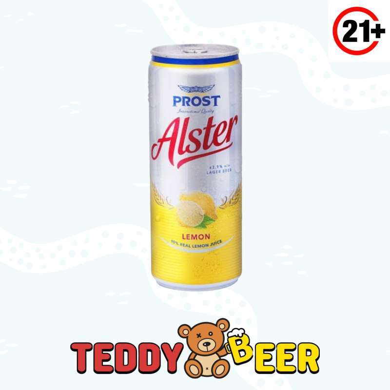 Jual Prost Alster Beer Lemon Can [330ml] Di Seller Teddy Beer Gs ...