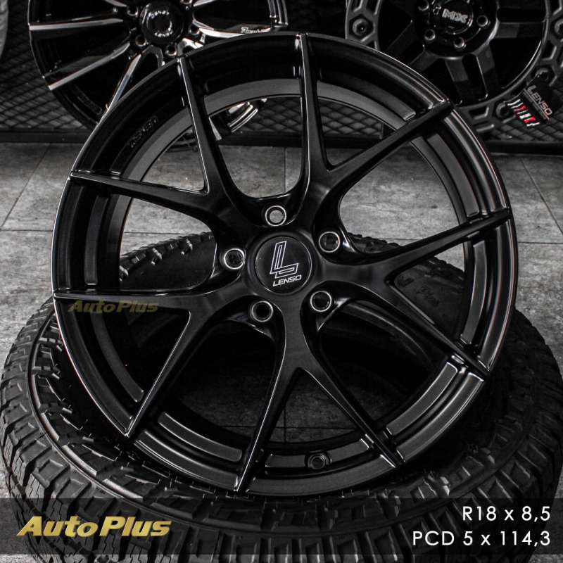 Jual VELG MOBIL RING 18 LENSO JAGER DYNA Satin Black di Seller AUTOPLUS INDONESIA Official Store ...