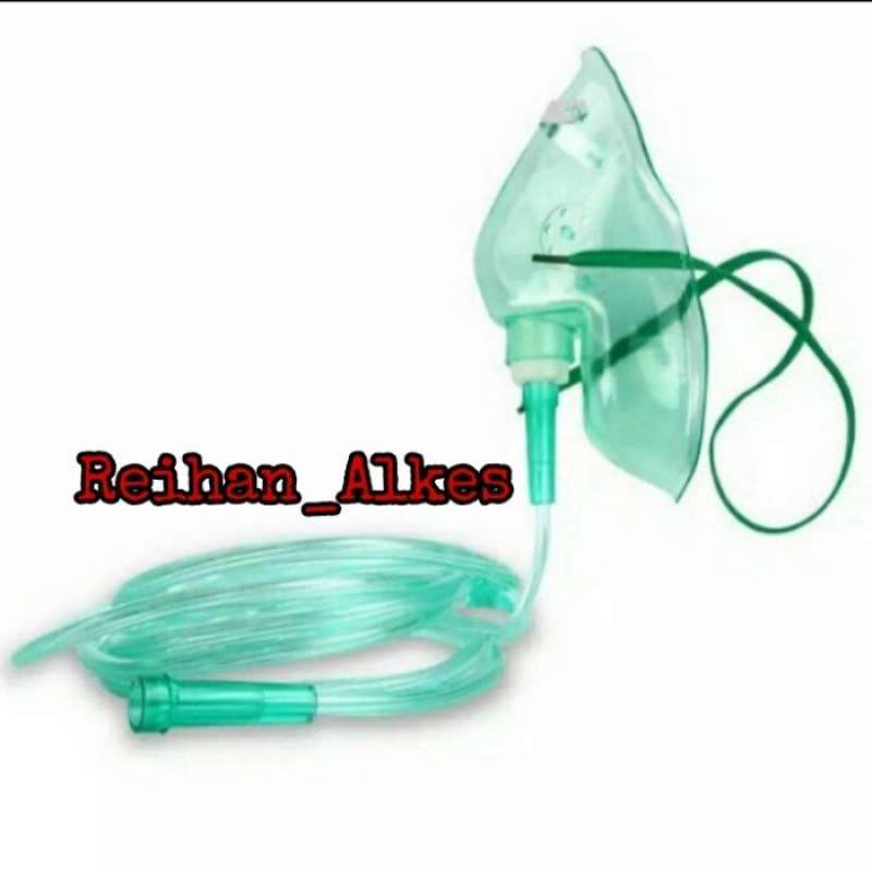 Jual Masker oksigen dewasa / Oxygen Mask / Selang oksigen dewasa di ...