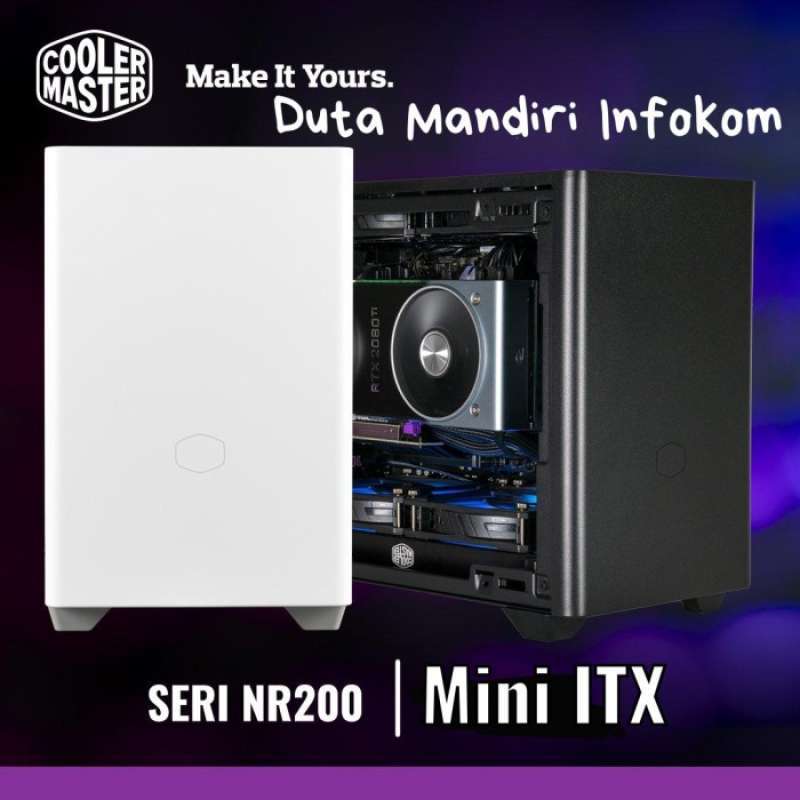 Promo Cooler Master Masterbox Nr200 White - Mini-Itx Case Diskon 11% di ...