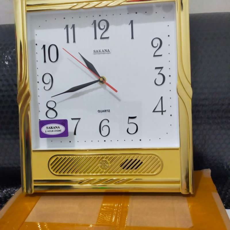 Jual Jam Dinding Kotak Sakana Original Tiap Jam Bunyi Melody Di Seller ...