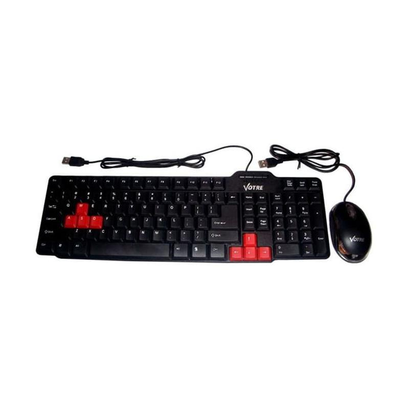 Jual Votre Paket Keyboard dan USB Mouse - Hitam di Seller jfstoree ...