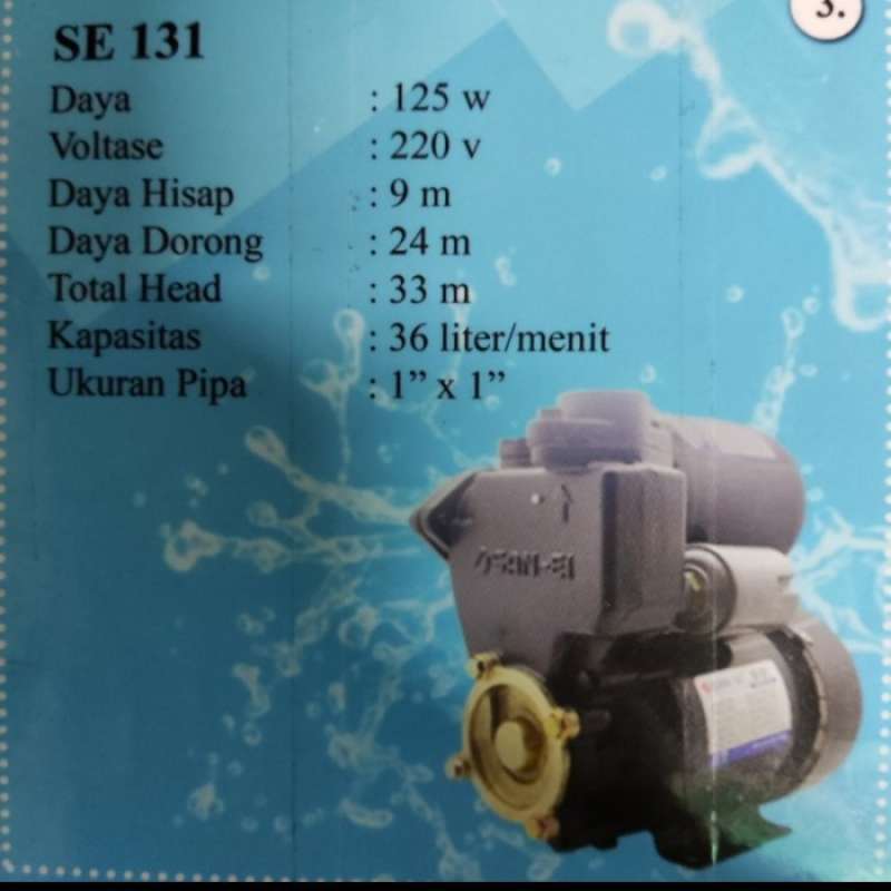 Jual POMPA AIR SUMUR DANGKAL SAN EI SE 131 OTOMATIS SETARA SHIMIZU PS 135E di Seller CobanBaith ...