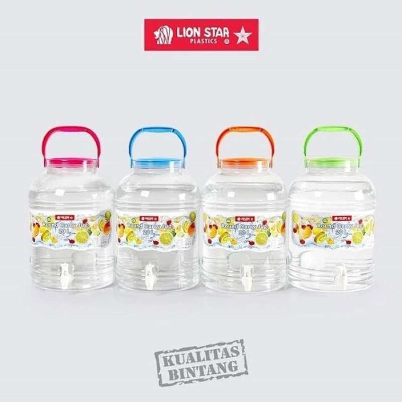 Jual LION STAR ROUND CARRY 20 LITER TOPLES AIR DISPENSER AIR KERAN PLASTIK di Seller CobanBaith ...