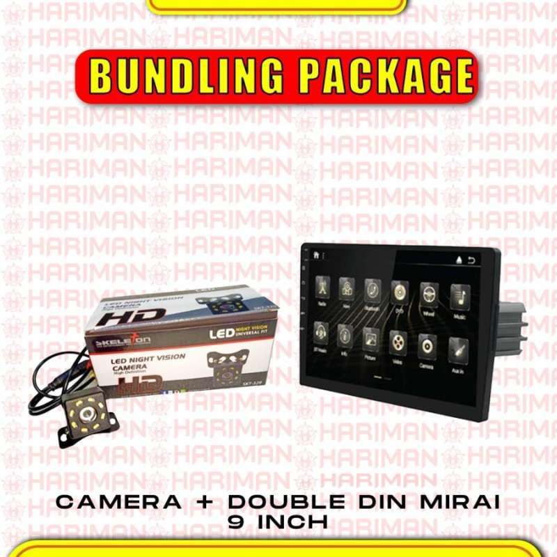 Jual PAKET BUNDLING!! CAMERA SKELETON + HEAD UNIT MIRAI 9 INCH TANPA ...