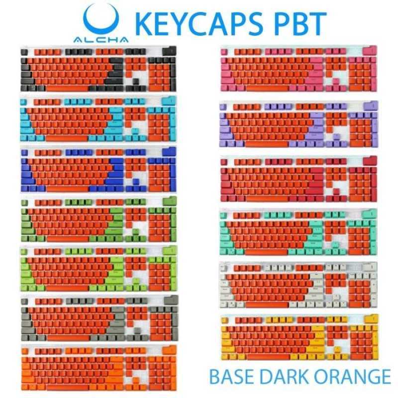 Jual ALCHA KEYCAPS PBT DOUBLE SHOT CUSTOM MIX 2 WARNA MECHANICAL ...