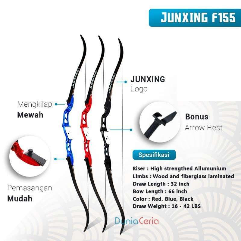 Jual Busur Panah Junxing F155 Recurve Bow di Seller SIDIK OLSHOP ...