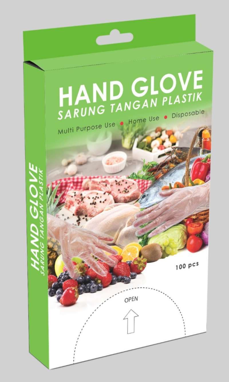 Jual Sarung Tangan Plastik Sekali Pakai / Plastic Handgloves isi 100 pcs di Seller SAKTISTORE ...