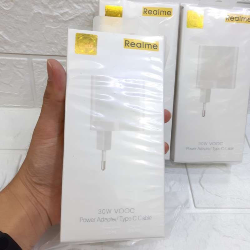 Jual Realme 6 / Realme 7 Charger Super Vooc USB Type C 6A 30W Original ...