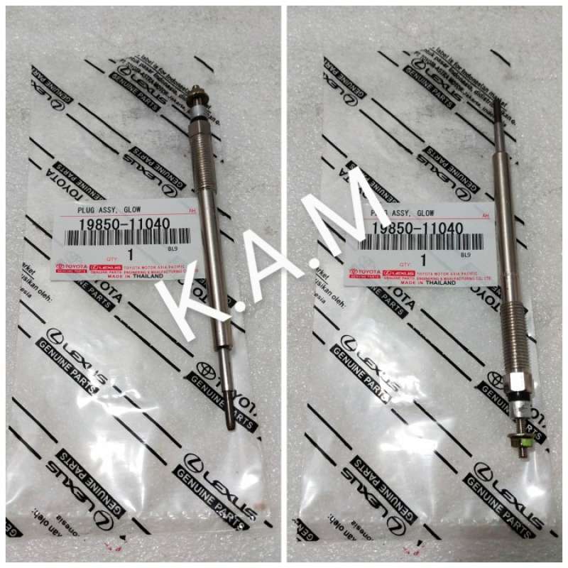 Jual glow plug atau busi pemanas Hilux revo 2gd/Inova reborn 19850 ...