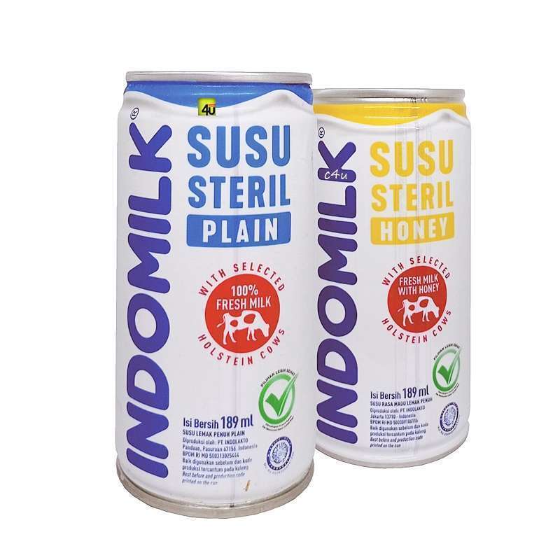 Jual INDOMILK - Susu Steril - 189ml di Seller Toko Allicyakanaya ...