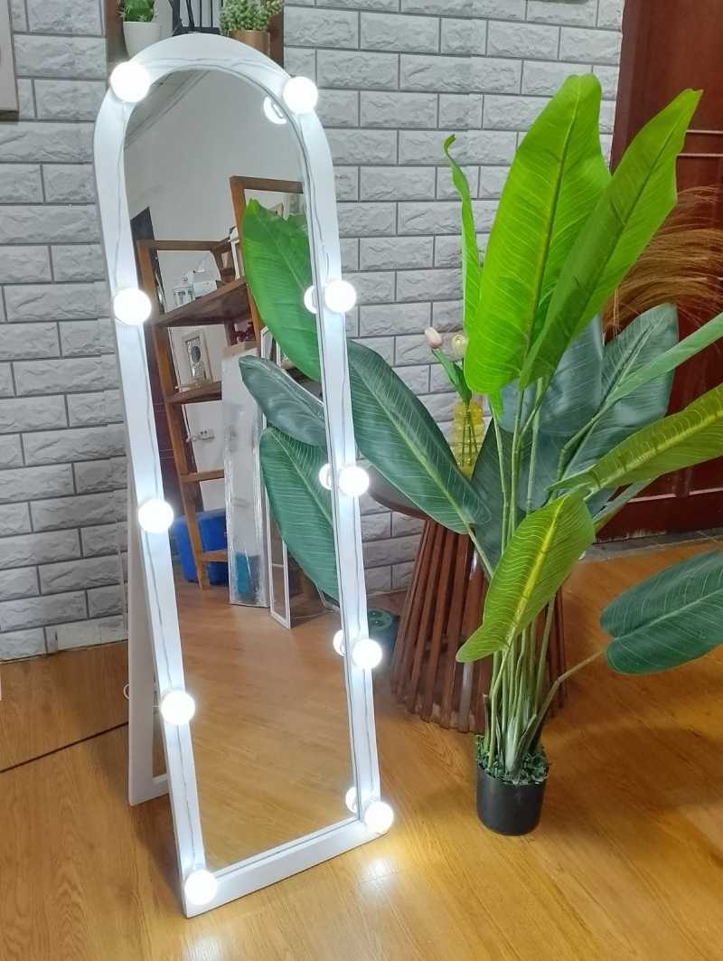 Jual Vanity Arch Standing Mirror Cermin Berdiri Kayu Jati Belanda Aesthetic - 156x56cm Vandik di ...