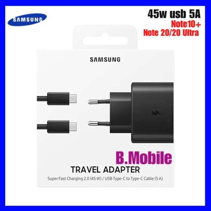 Jual SAMSUNG CHARGER NOTE10 PRO/10 PLUS/NOTE 20/ NOTE 20 ULTRA 45W ORIGINAL di Seller IsGone ...