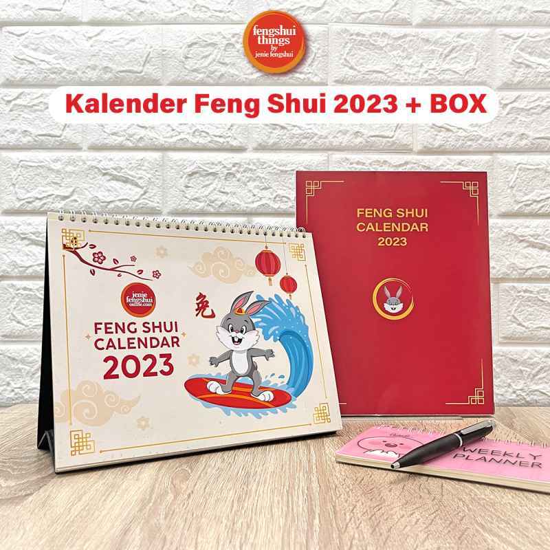 Jual Kalender 2023 Meja Feng Shui Fengshui + Box Tanggal Bagus Ramalan ...