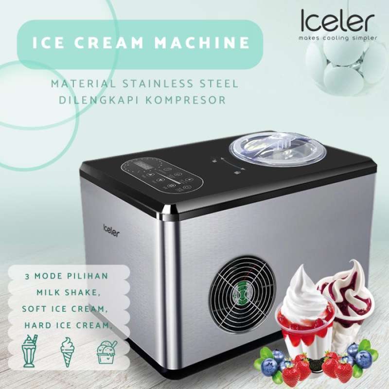 Jual 3 in 1 Iceler Slushy/ Mesin Es krim /Gelato /Homemade Ice Cream di ...