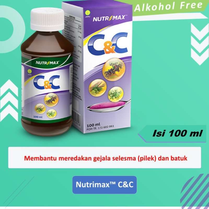 Jual Nutrimax C&C Syrup Obat Radang Tenggorokan Dewasa Alami di Seller ...
