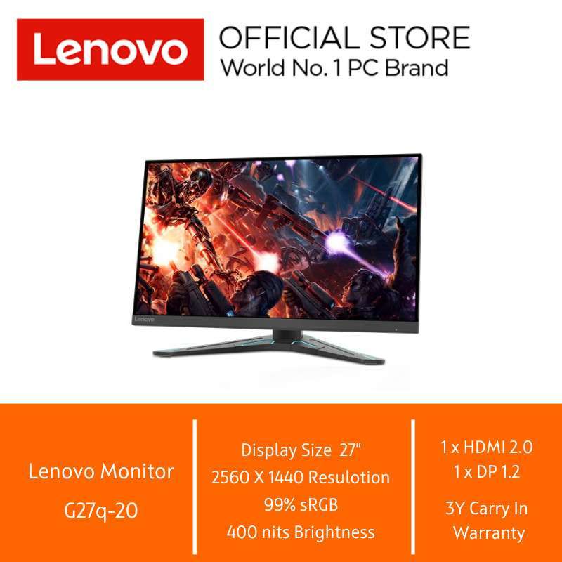 Promo Monitor Lenovo G27q-20 Gaming Monitor [ 27 Inch / Ips / 165hz ...